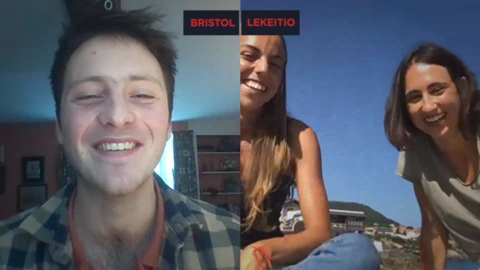 Bideoa: Dylan Inglis eta Aissa Intxausti bertsolaria; bertsolaritza 2020