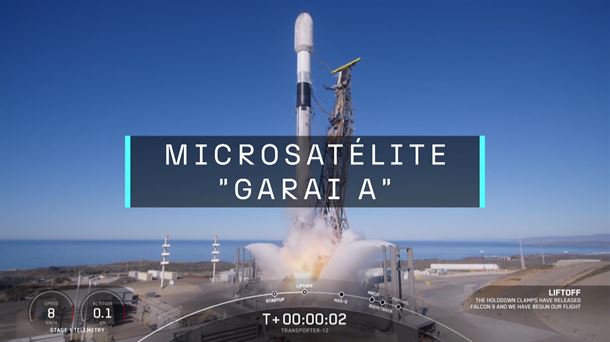 Vídeo: La empresa vasca Satlantis lanza al espacio el microsatélite GARAI A