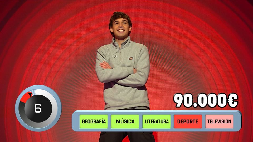 Minuto Final de Aratz en 'Atrápame Si Puedes' con Patxi Alonso en ETB2