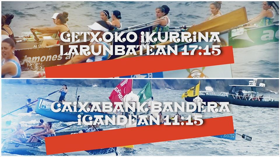 Getxoko ikurrina eta Caixabank bandera eskainiko dituzte ETB1ek eta ...