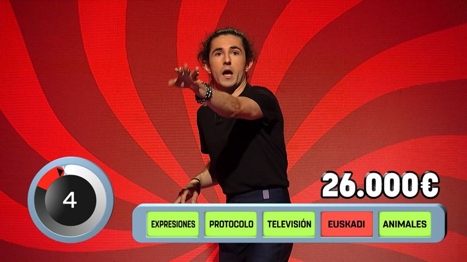 Minuto Final de Borja en 'Atrápame Si Puedes' con Patxi Alonso en ETB2